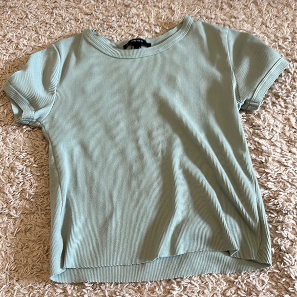 Tops | Sage Green Short Sleeve Top | Poshmark